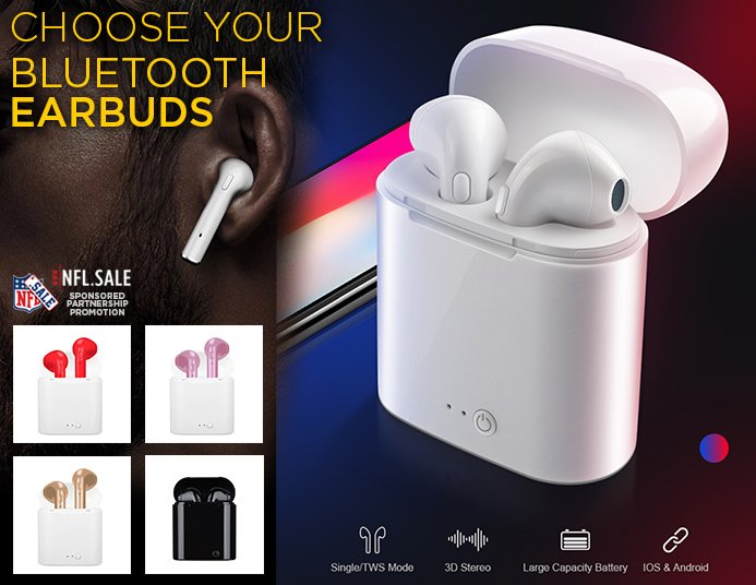 Bluetooth earbuds – Football Fanzone