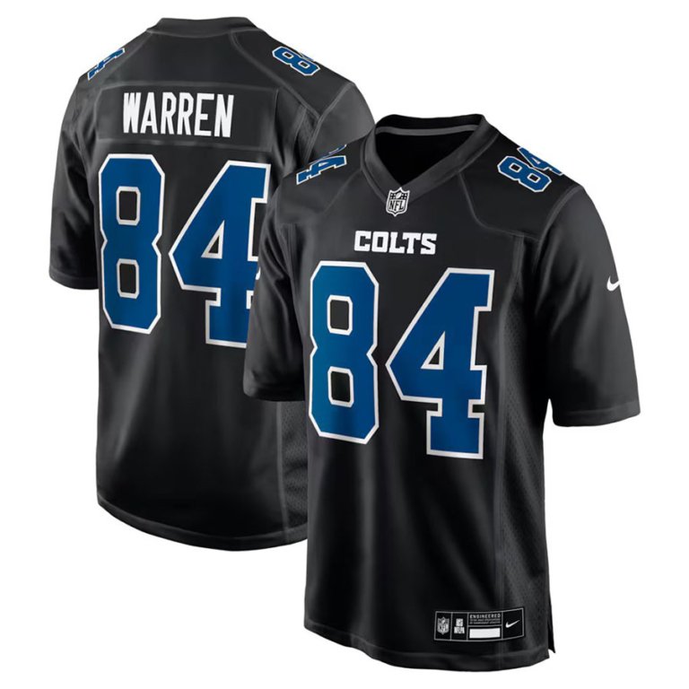 Colts Tyler Warren Carbon Black Jersey – Football Fanzone